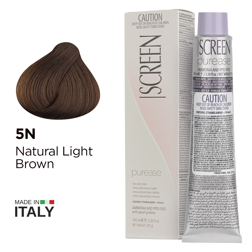 Screen Purease Colour 5N Natural Light Brown - Dateline Imports